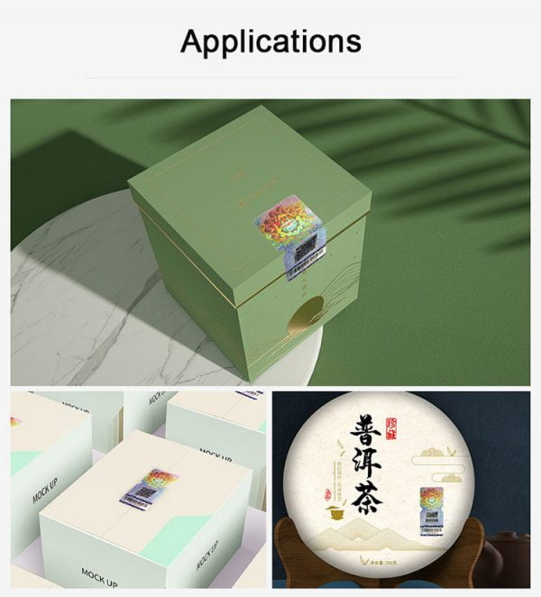 Hologram Barcode QR Code Sticker - Suzhou Image Technology