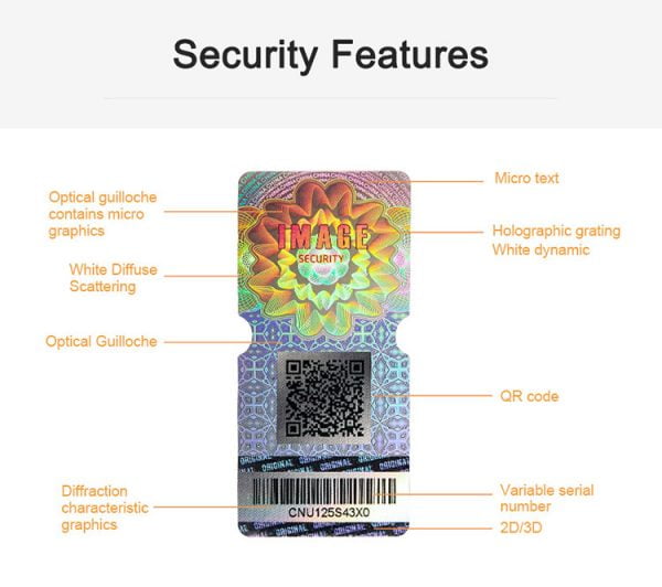 Hologram Barcode QR Code Sticker - Suzhou Image Technology
