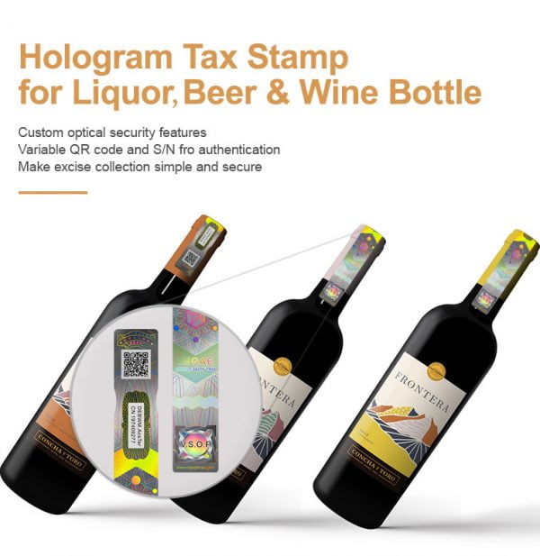 Hologram Alcohol Tax Stamp - Image Technology