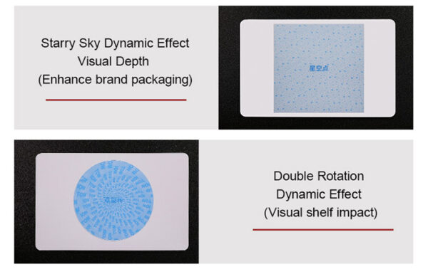 3D Cat's Eye Motion Label with Incredible Visual Impact