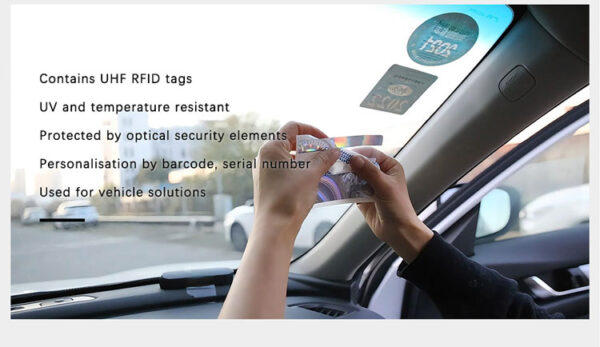 UHF RFID Windshield Tags for Vehicle Solutions - SZIMAGE