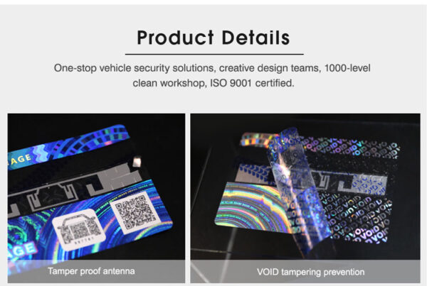 UHF RFID Windshield Tags for Vehicle Solutions - SZIMAGE